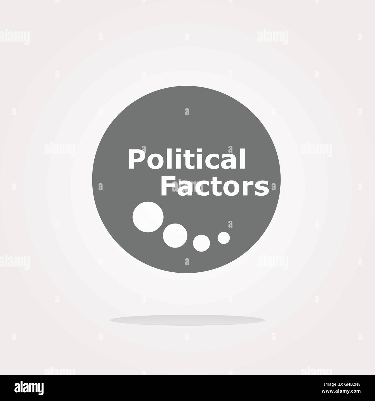 Political factors web button icon hi-res stock photography and images ...