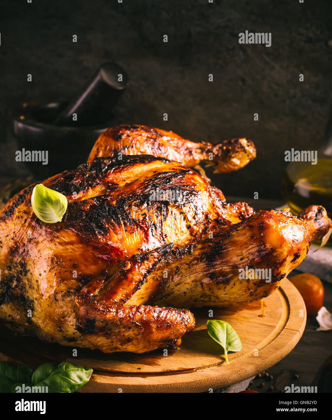Rustic roast grill hi-res stock photography and images - Alamy