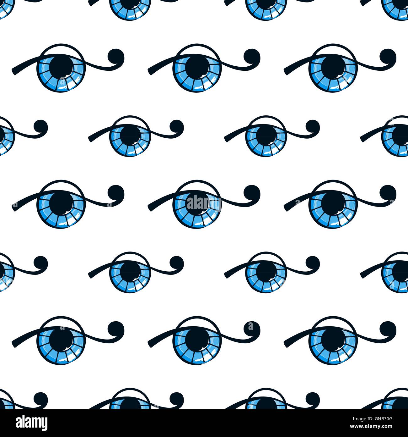 seamless pattern with abstract eye. vector Stock Vector Image & Art - Alamy