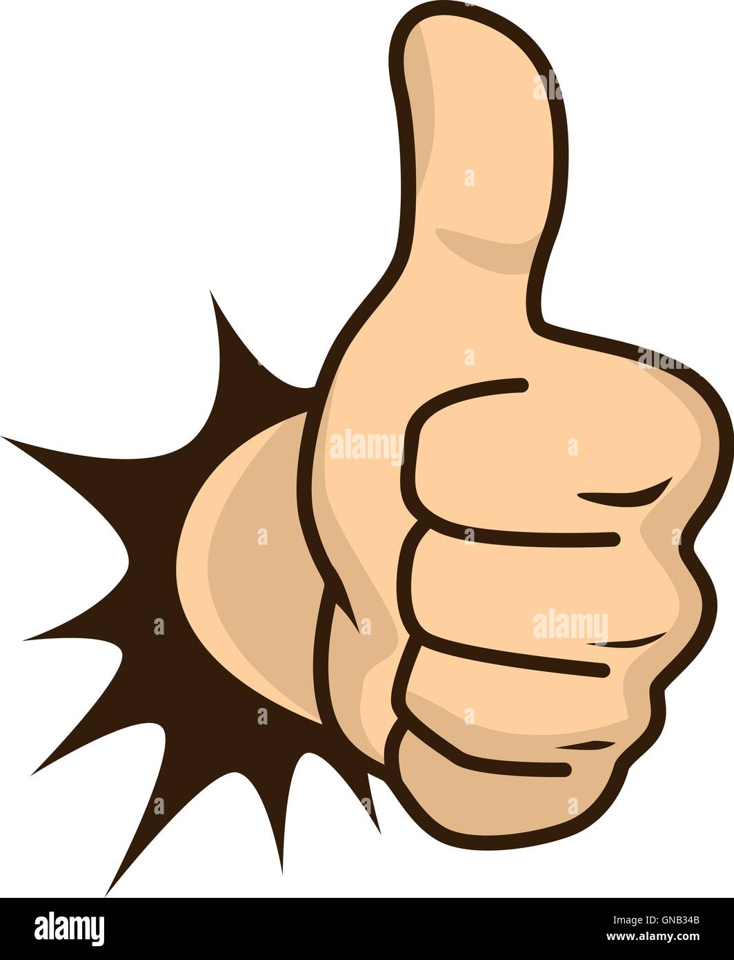 Man smiling hand face Stock Vector Images - Alamy