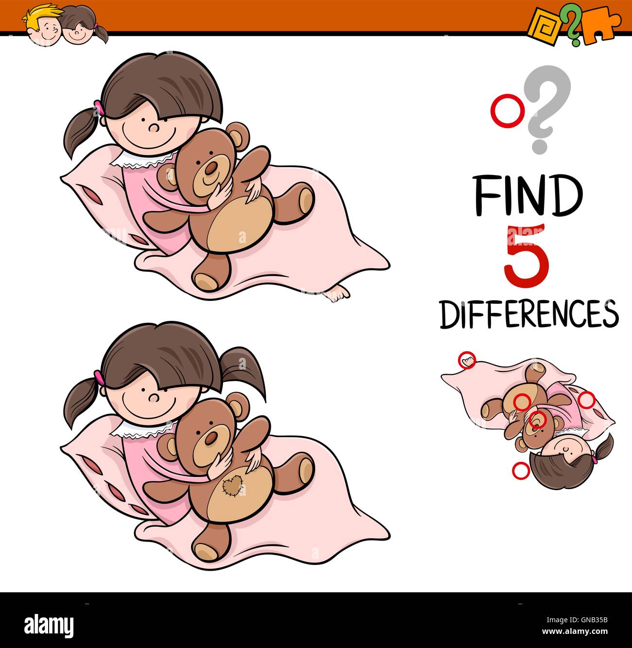 differences activity for children Stock Vector Image & Art - Alamy