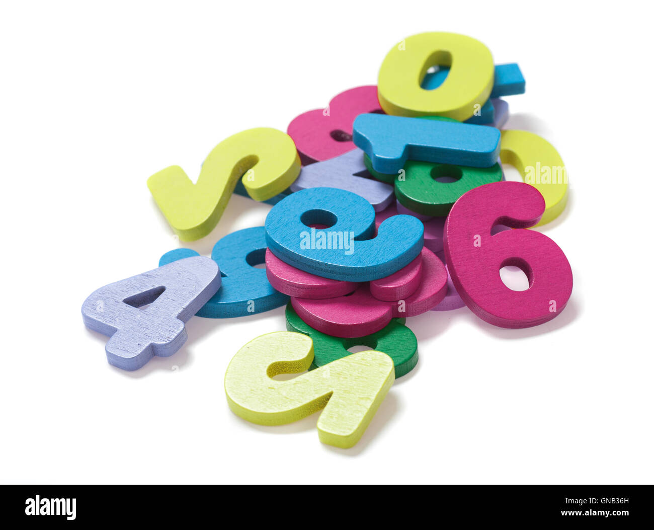 Heap of digits Stock Photo - Alamy