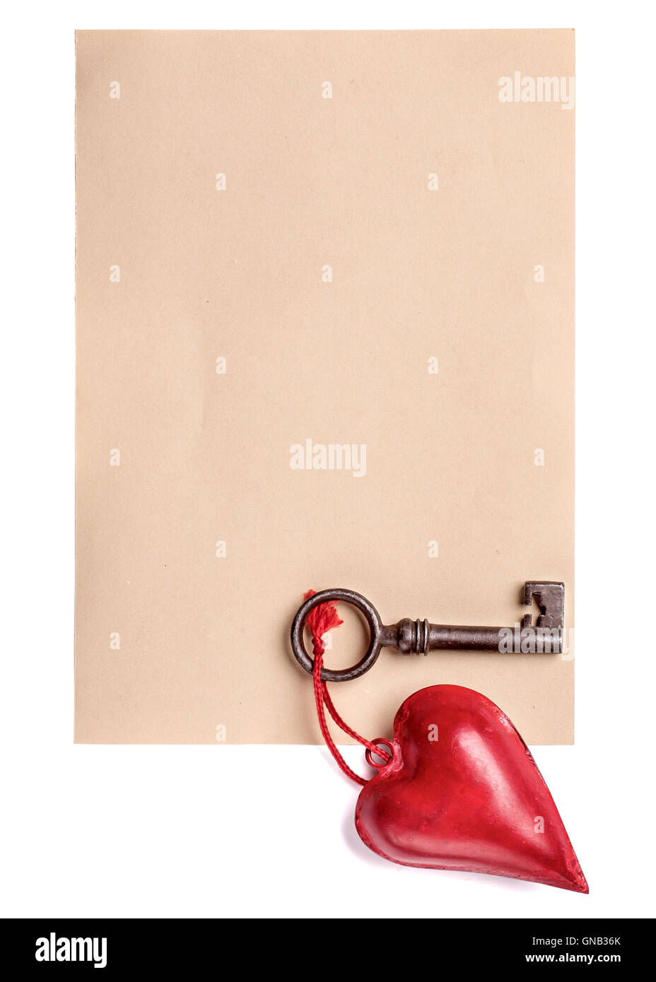 White horizontal paper sheet Cut Out Stock Images & Pictures - Alamy