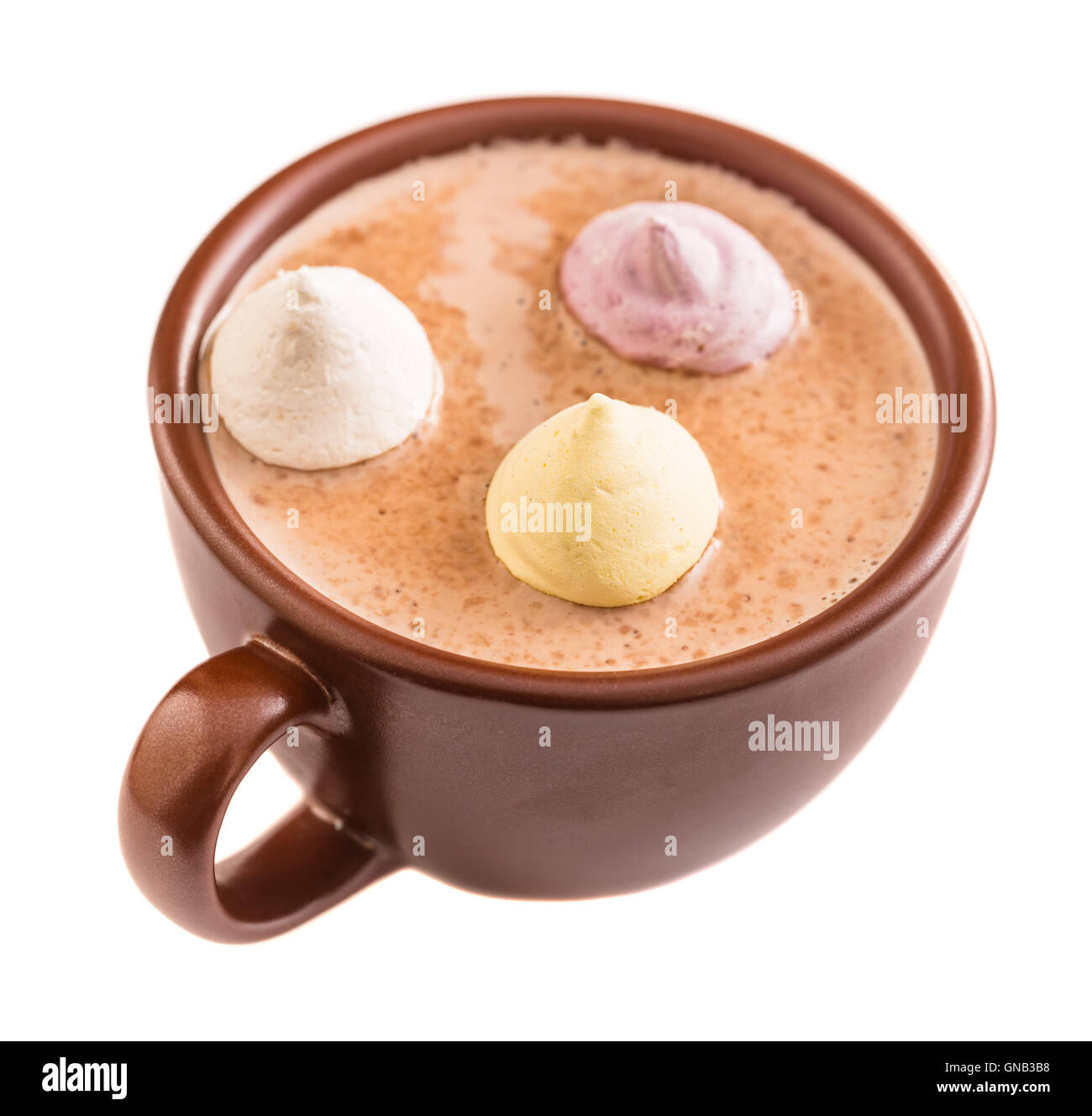 Cozy hot chocolate mug Cut Out Stock Images & Pictures - Alamy
