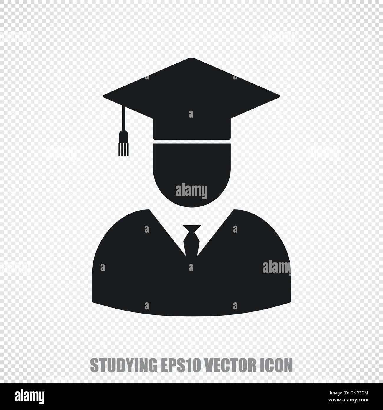Learning vector Student icon. Modern flat design Stock Vector Image ...