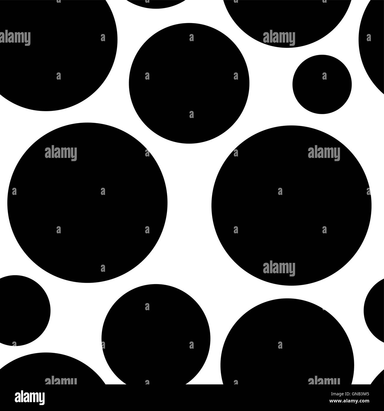 Seamless dot pattern. Black and white Stock Vector Image & Art - Alamy