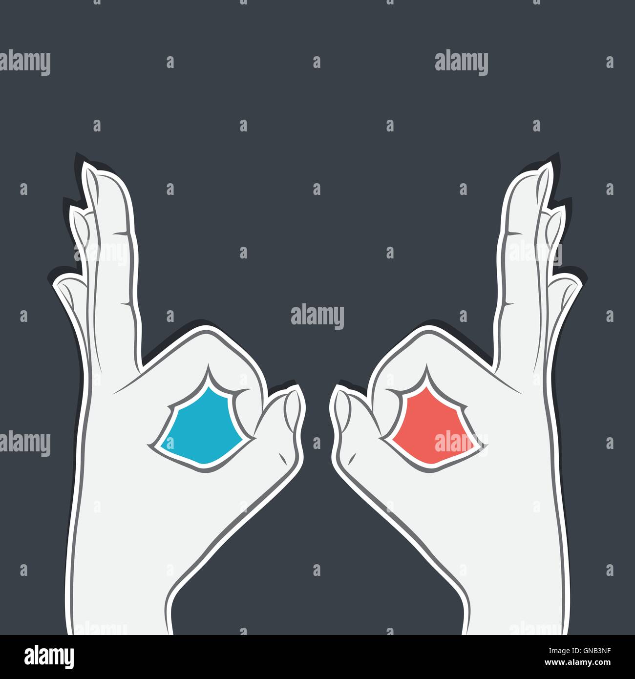 creative finger make eye shape design Stock Vector Image & Art - Alamy