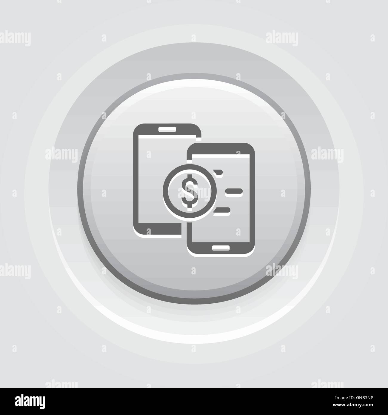 Payment phone application line Stock Vector Images - Alamy