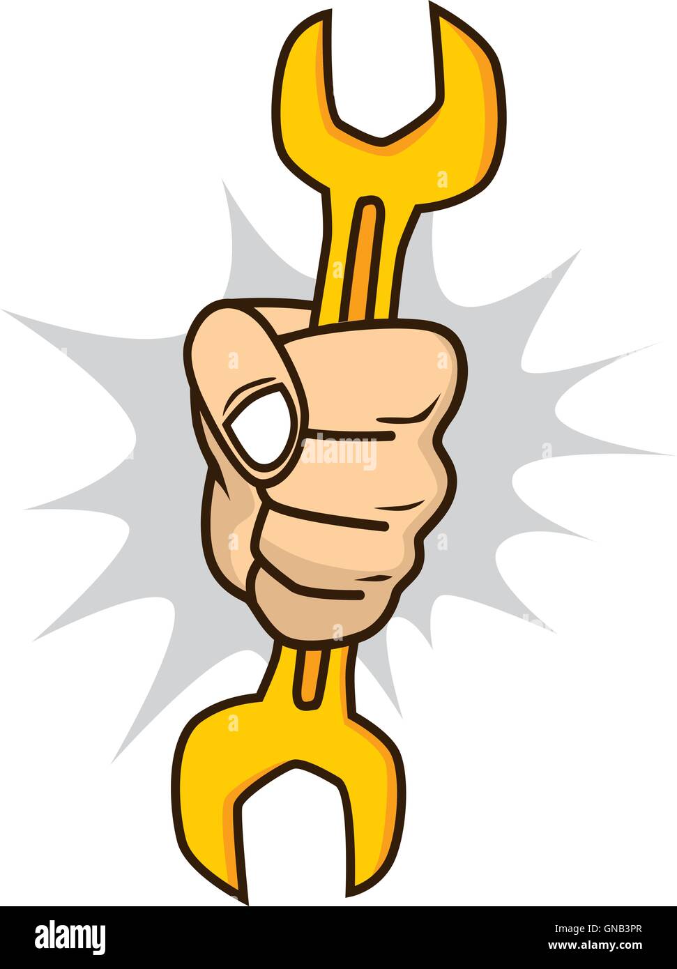 cartoon hand holding wrench Stock Vector Image & Art - Alamy cartoon hand holding wrench Stock Vector Image & Art - Alamy