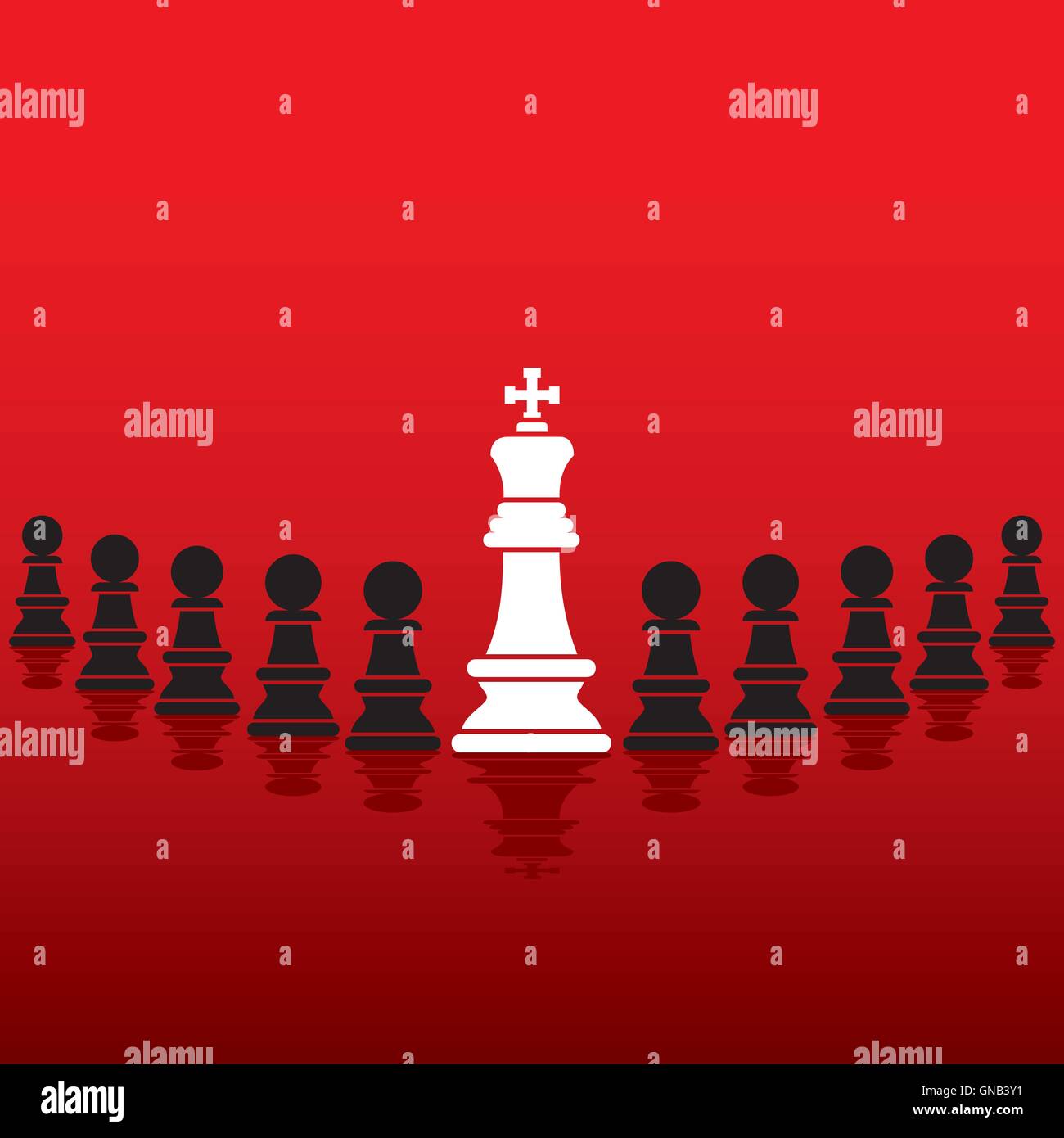 Leadership concept power Stock Vector Images - Alamy