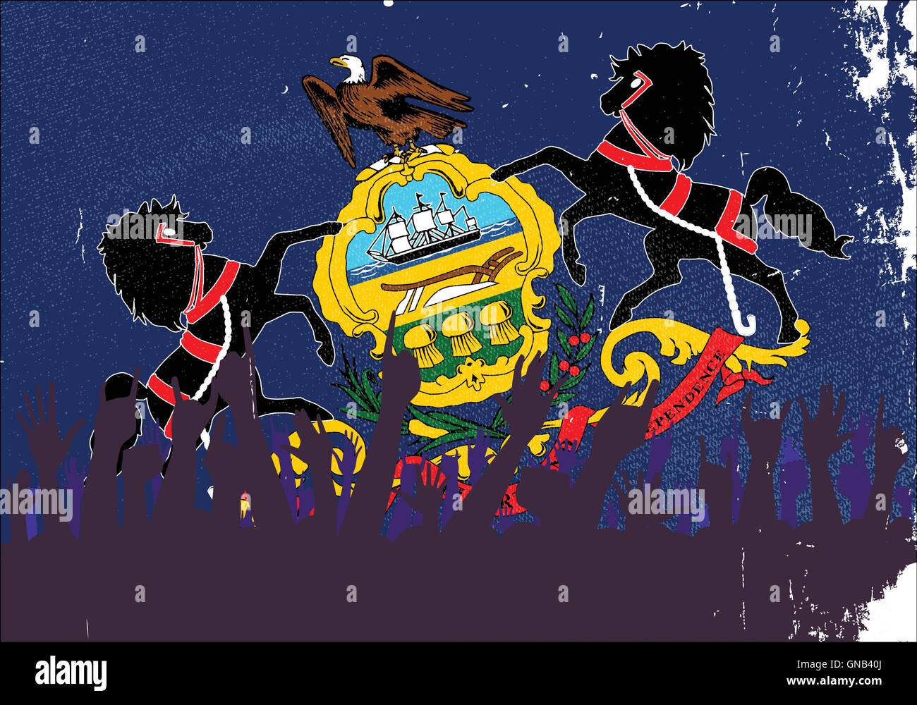 Vermont flag united states Stock Vector Images - Alamy