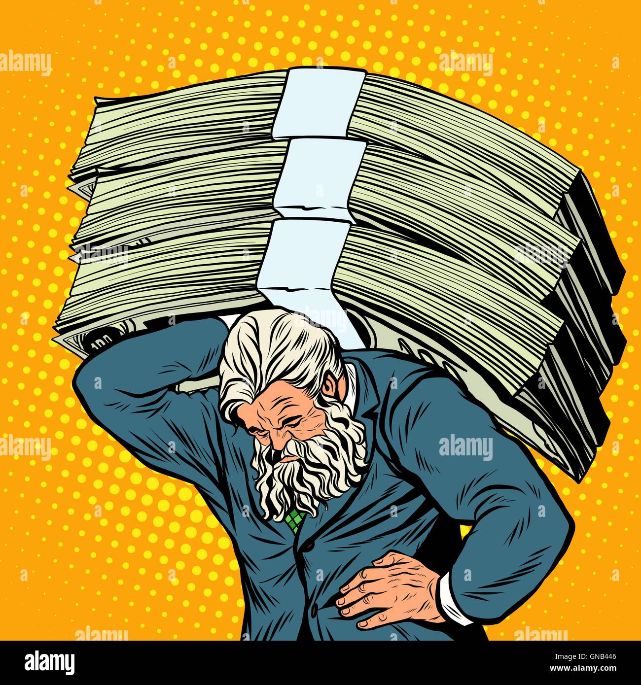 Heavy bills Stock Vector Images - Alamy