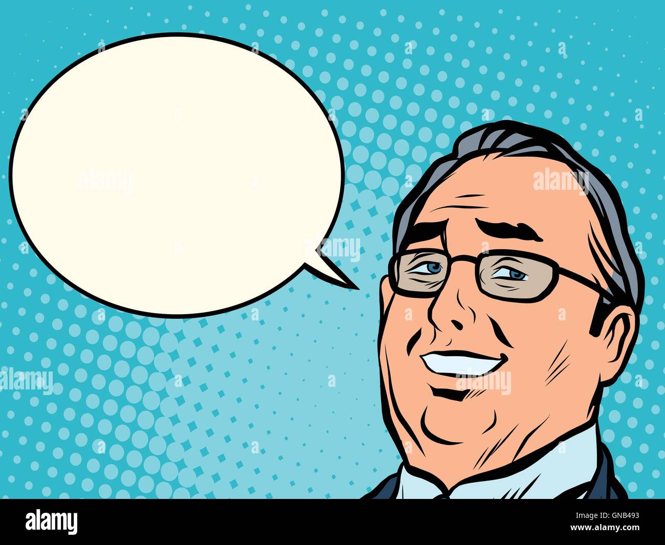face business boss comic book bubble Stock Vector Image & Art - Alamy