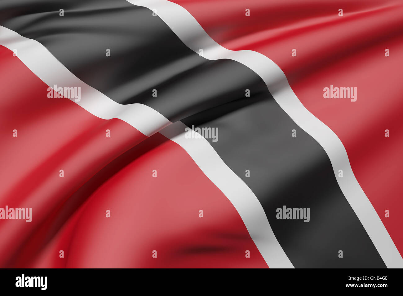 Trinidad tobago 3d waving hi-res stock photography and images - Alamy