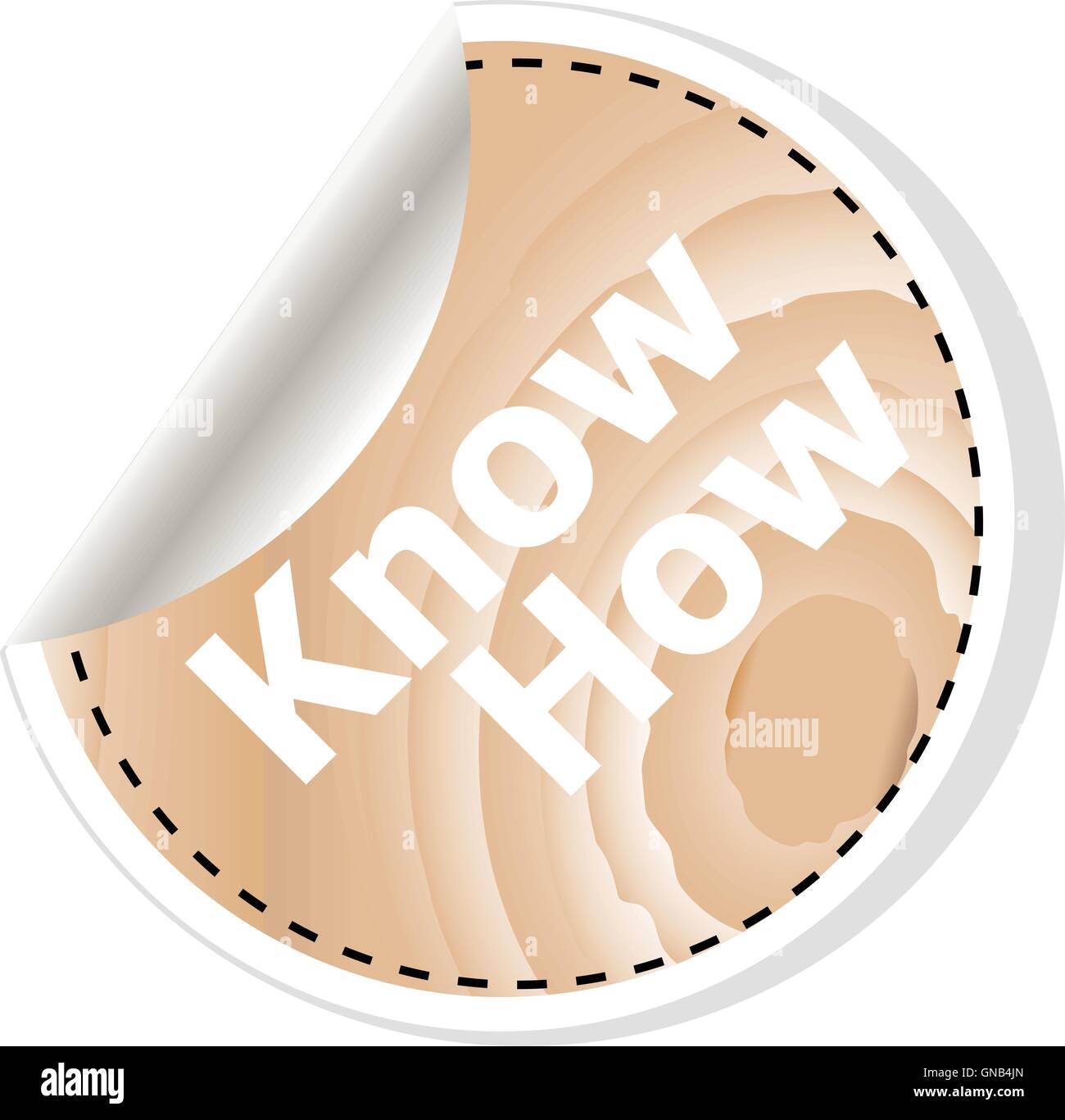 know how words on vector business wooden app icon isolated on white ...