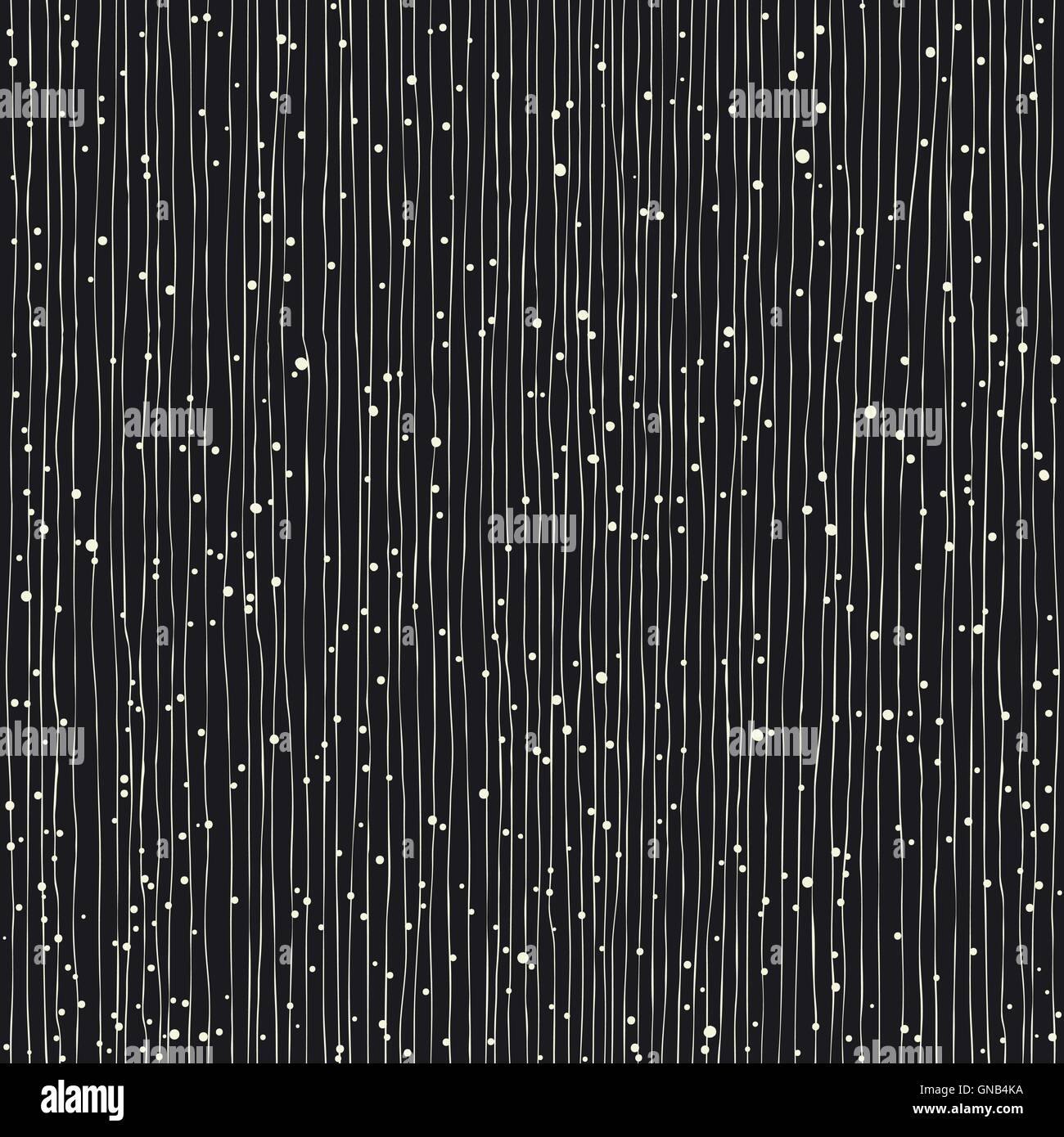 Seamless vertical lines and dots hand-drawn pattern Stock Vector Image ...