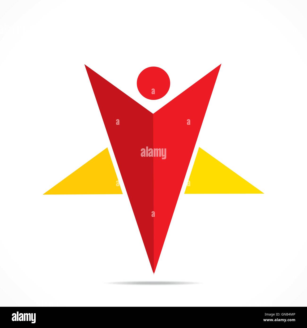 Star shape teamwork Stock Vector Images - Alamy