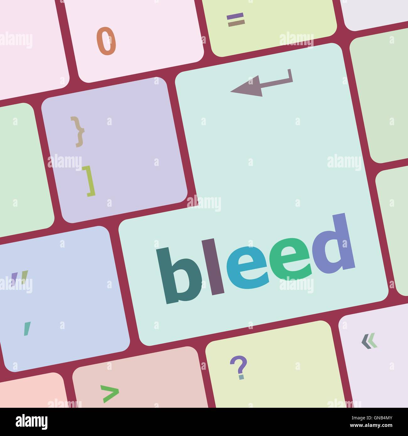 Data bleed background Stock Vector Images - Alamy