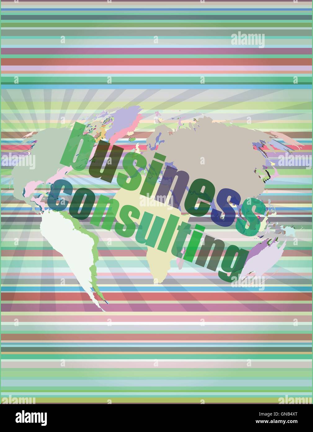 Computer screen word presentation Stock Vector Images - Alamy