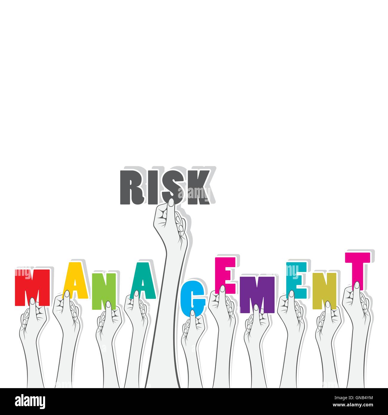 Risk management process Stock Vector Images - Alamy