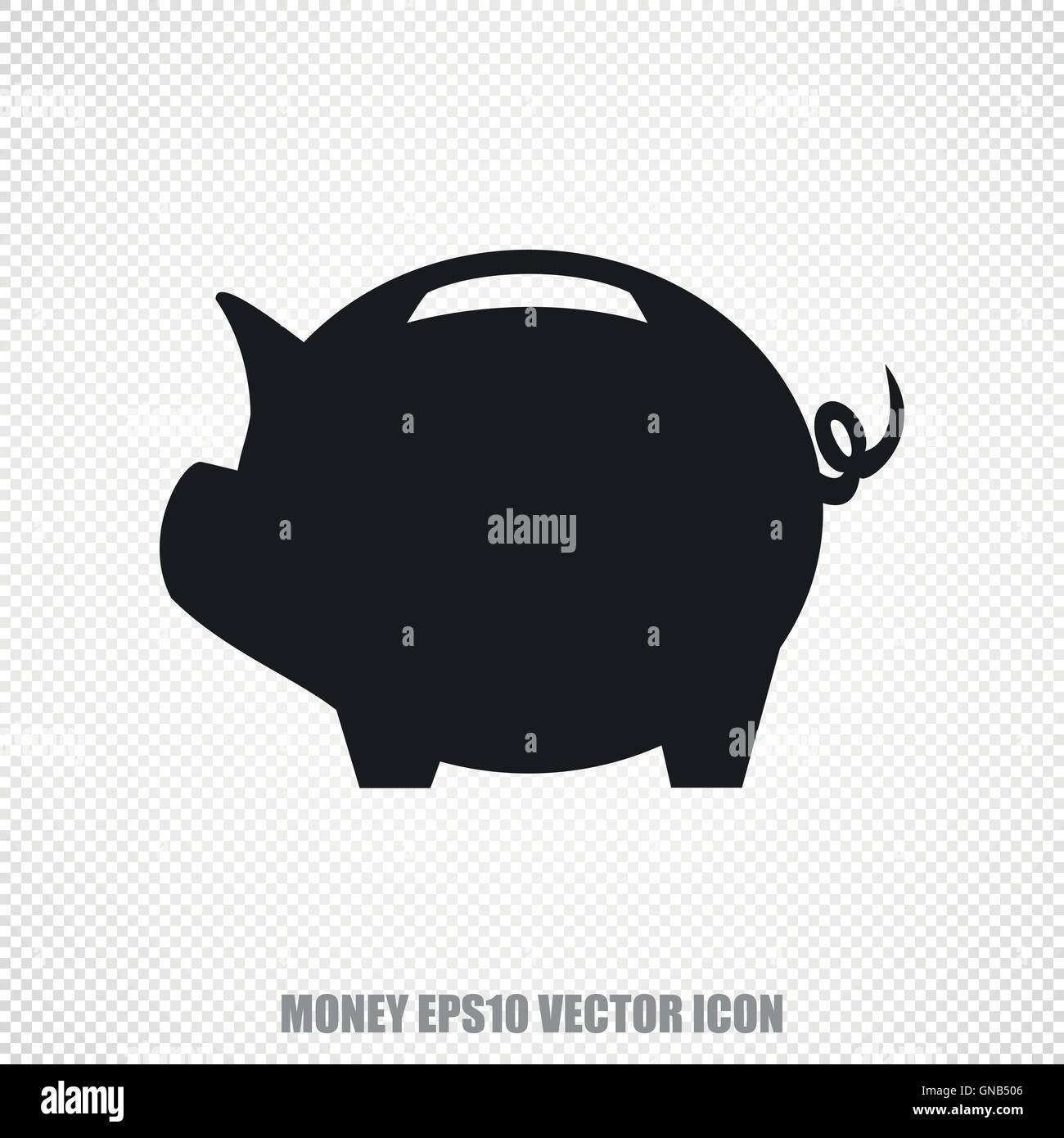 Currency vector Money Box icon. Modern flat design Stock Vector Image ...