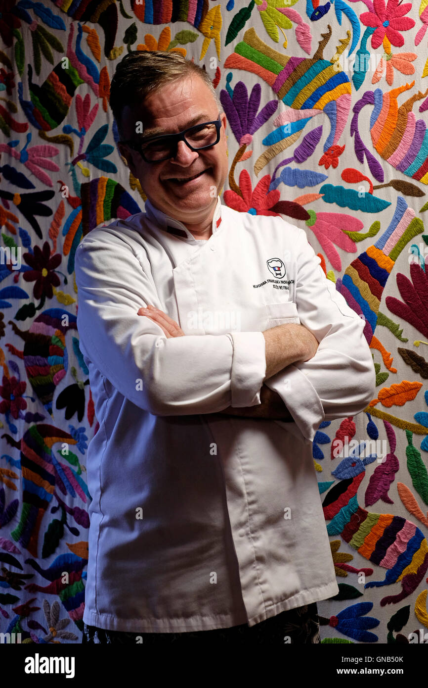 Portrait of Chef Bogdan Gałazka at the Gothic Cafe in Malbork Teutonic ...