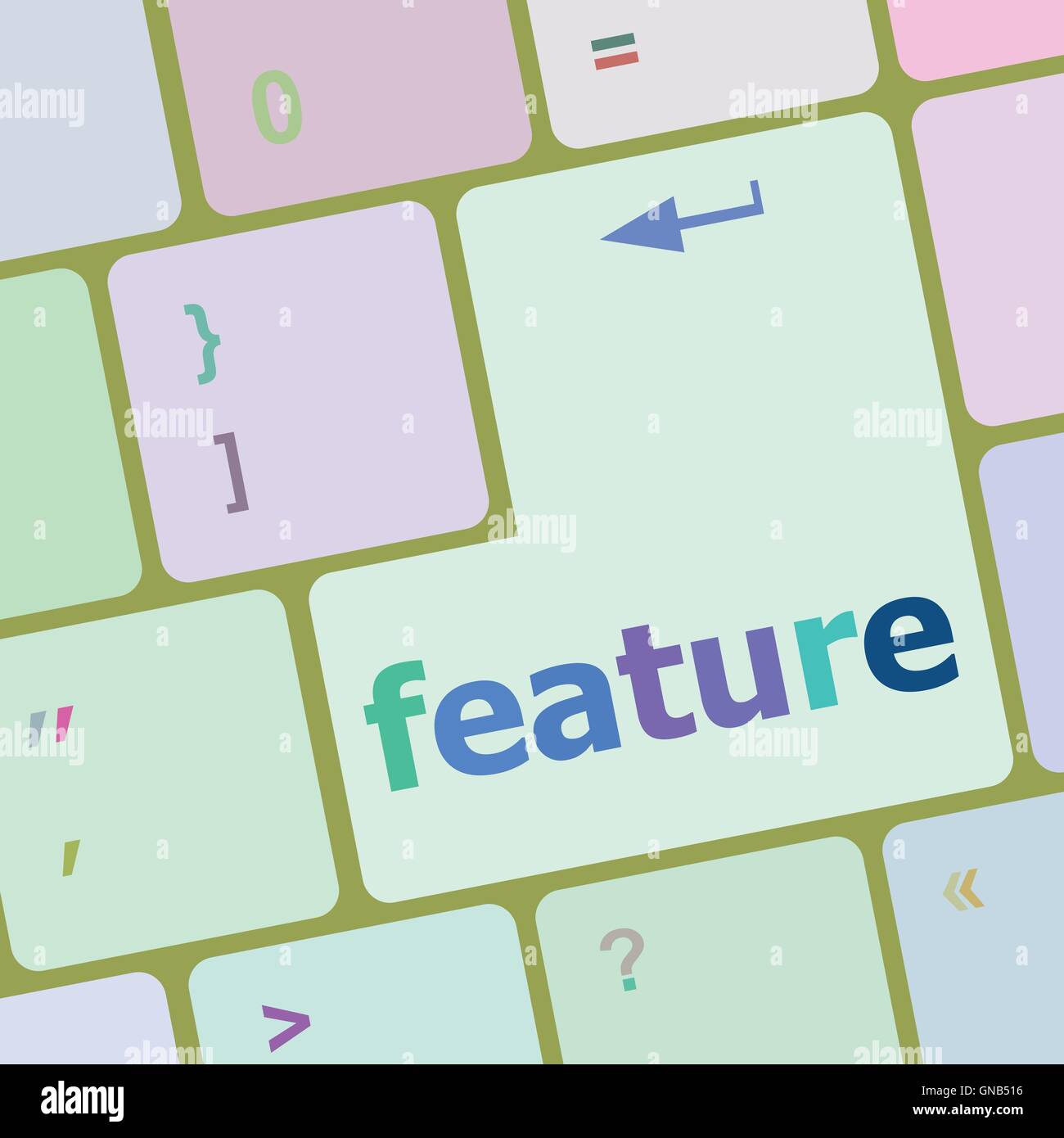 Feature symbol symbol sign detail Stock Vector Images - Alamy