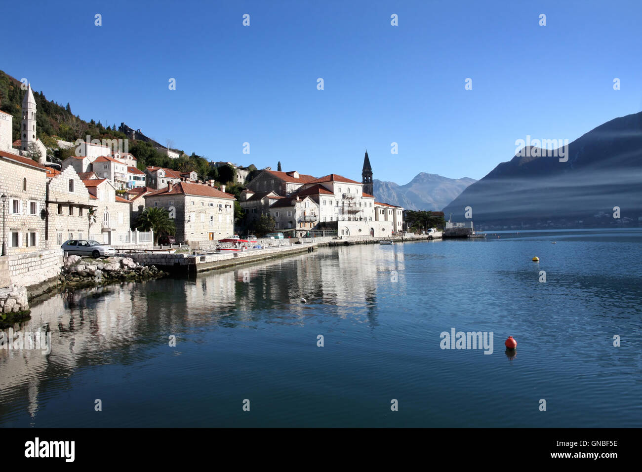 Perast village near Kotor, Montenegro Stock Photo - Alamy