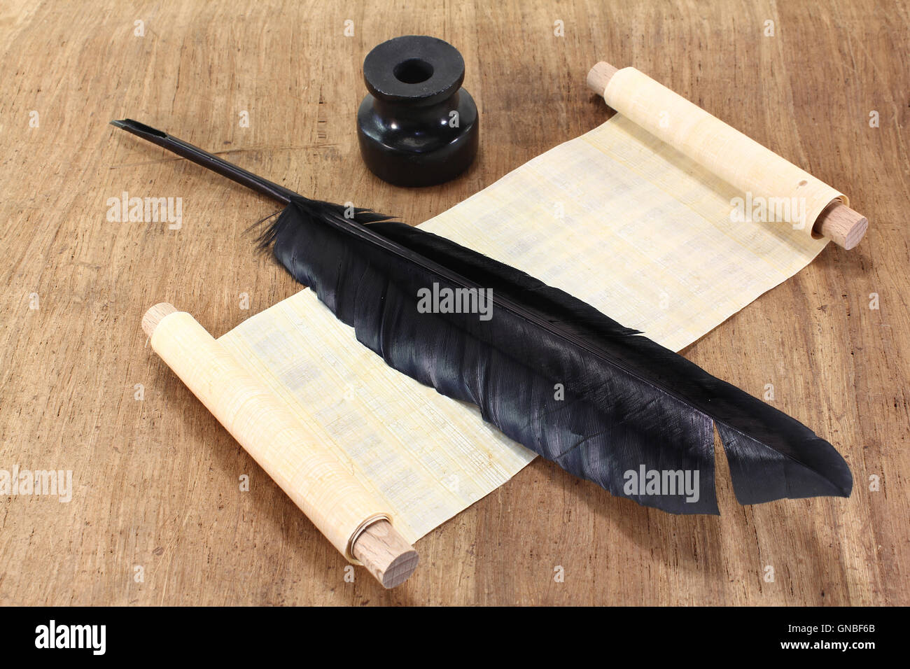 Papyrus scroll hi-res stock photography and images - Alamy