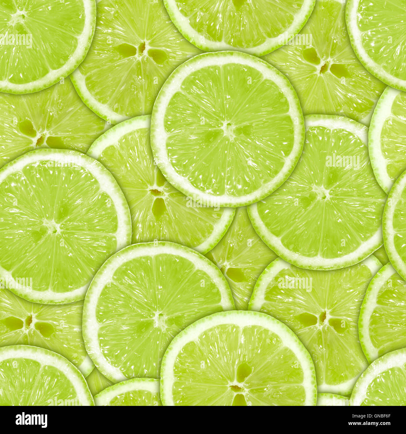 Seamless pattern of green lime slices Stock Photo - Alamy