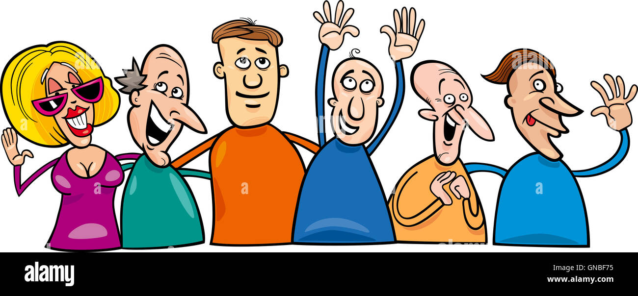 Group of happy people Stock Photo - Alamy