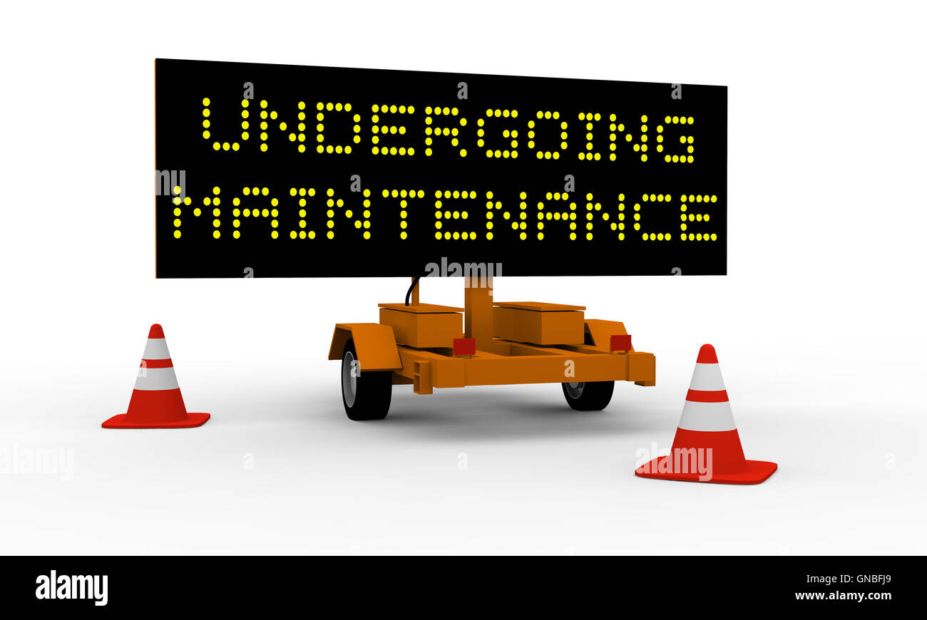 Updating information board Cut Out Stock Images & Pictures - Alamy