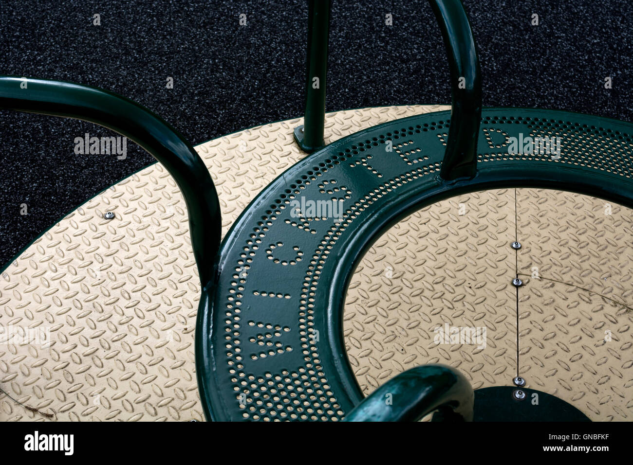 A Wicksteed playground ride Stock Photo - Alamy