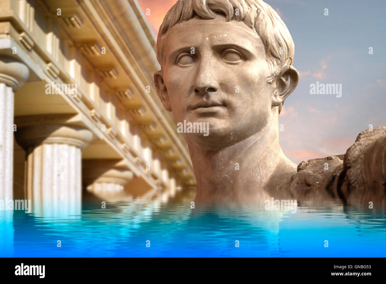 Caesar augustus background hi-res stock photography and images - Alamy