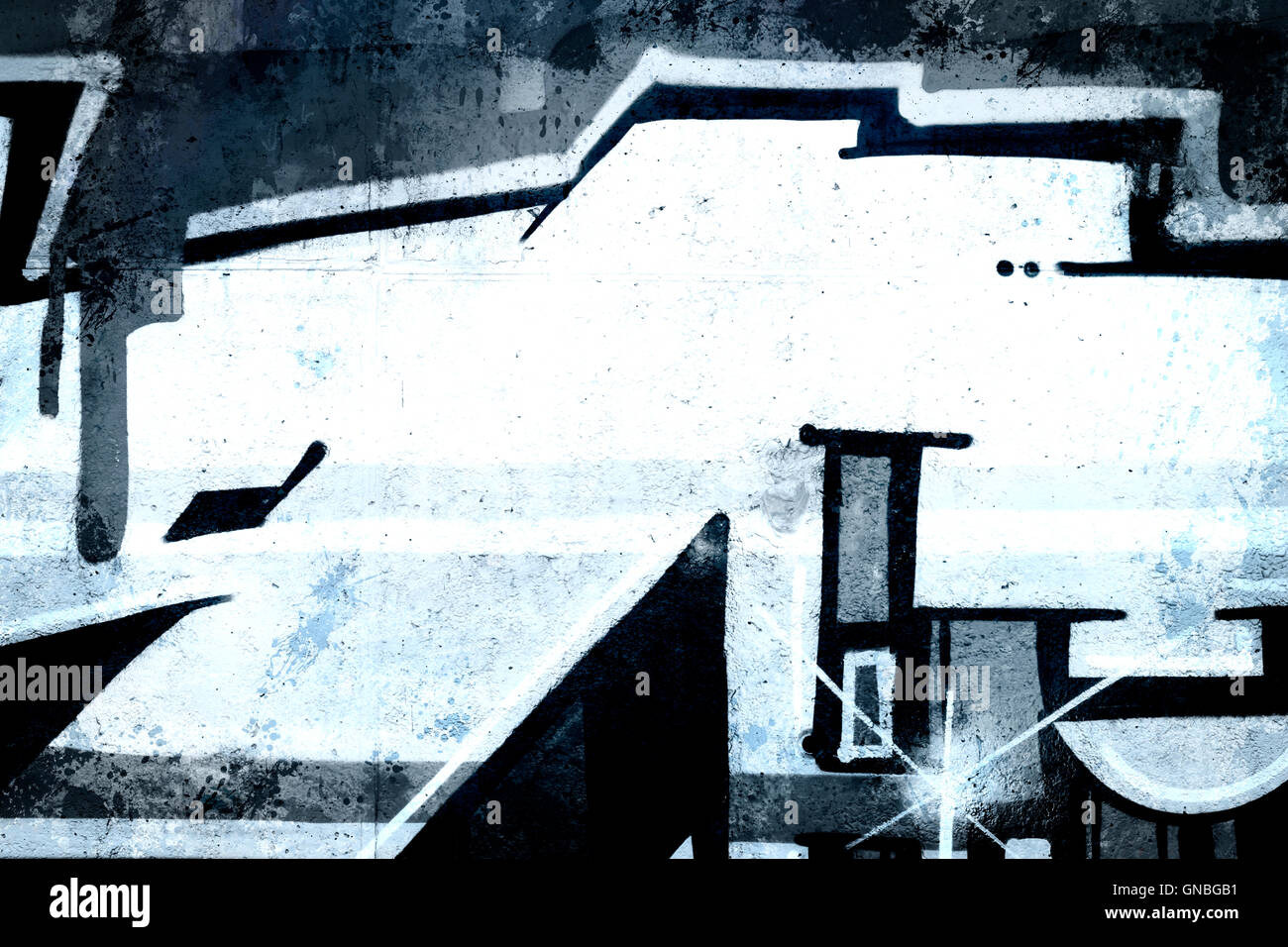 Graffiti over old dirty wall, urban hip hop background Gray text Stock ...