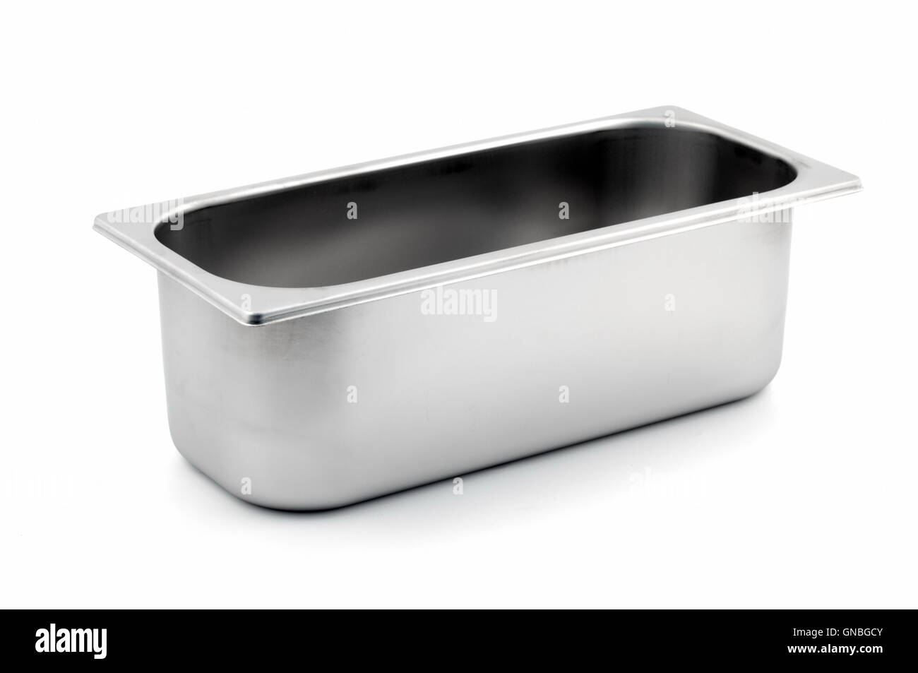 Rectangular Ice-cream shop metal container Stock Photo - Alamy