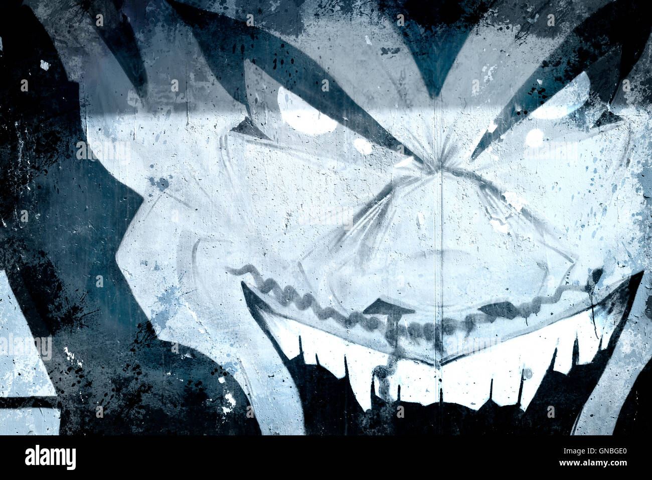 Vampire graffiti hi-res stock photography and images - Alamy