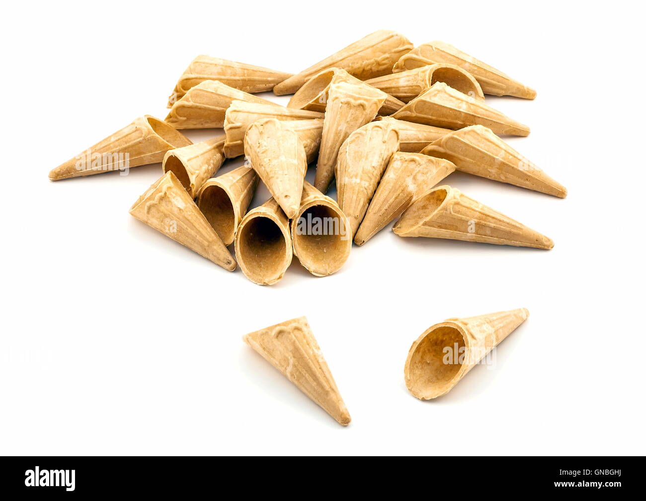 Small wafer ice cream cone Stock Photo - Alamy
