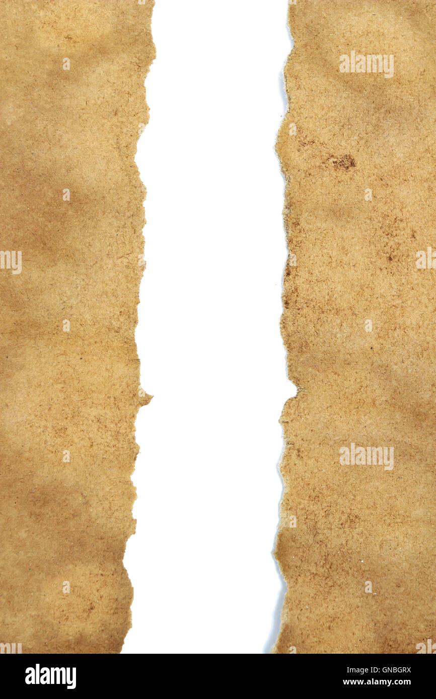 vintage torn paper with copyspace for your text Stock Photo - Alamy