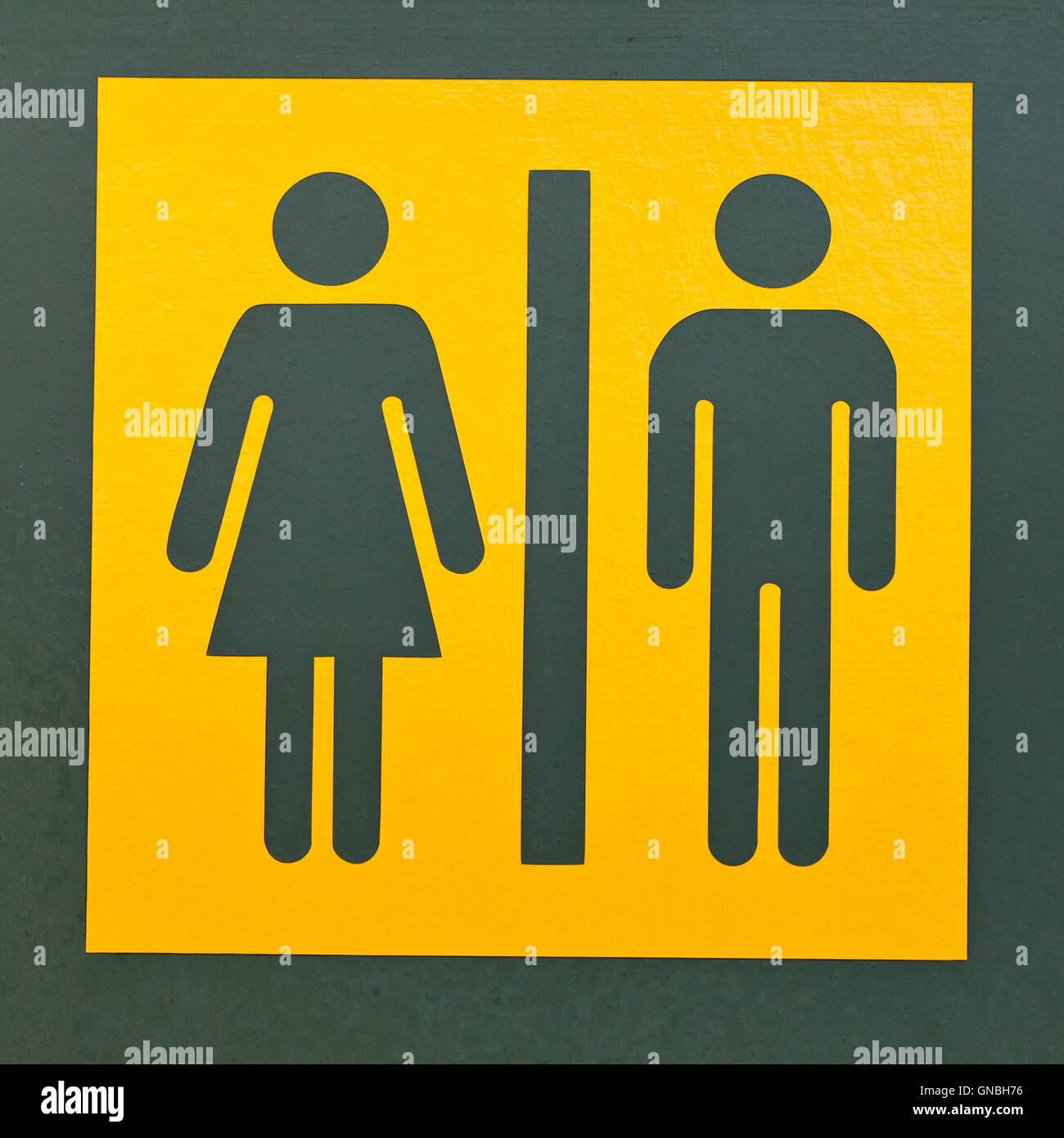 Green sign male female symbols hi-res stock photography and images - Alamy