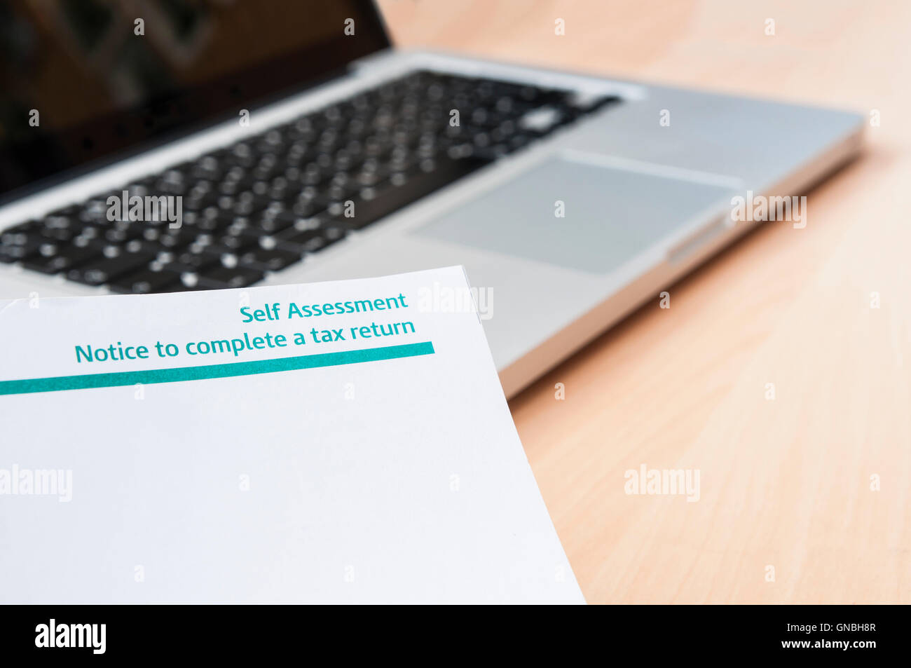 Tax return form Stock Photo - Alamy