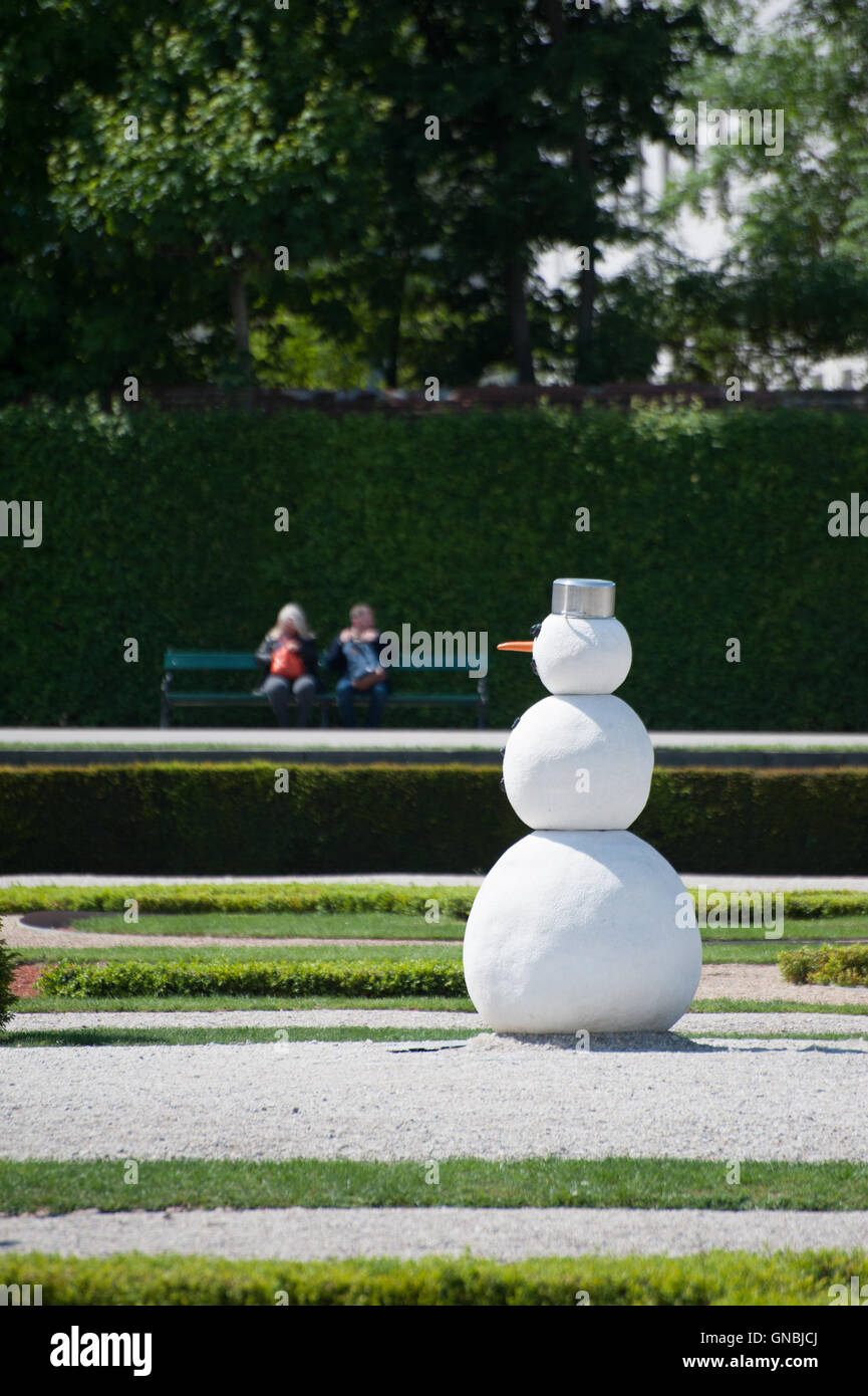 Snowman Does In Summer