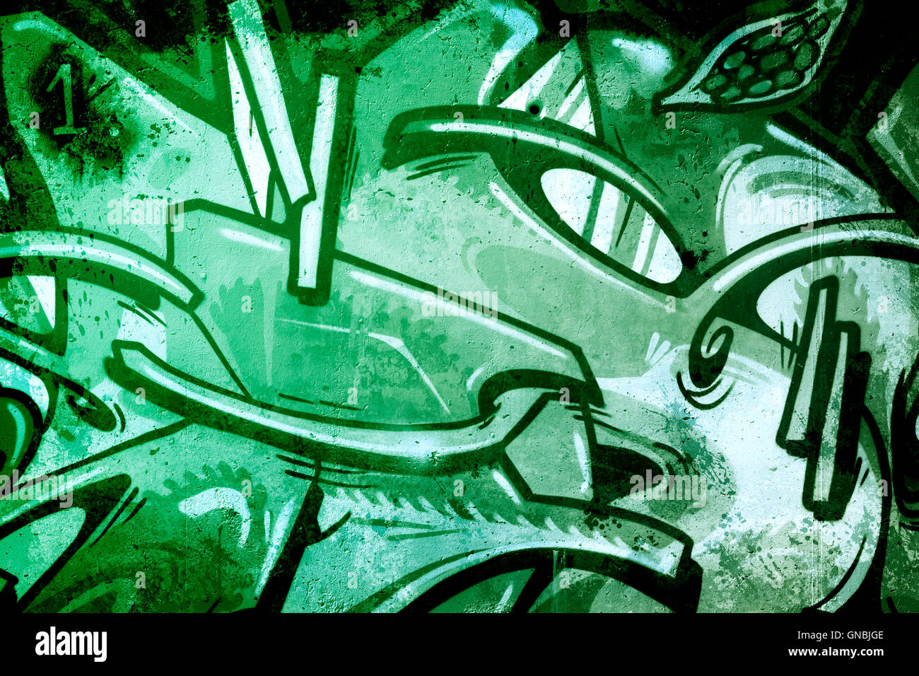 Graffiti over old dirty wall, urban hip hop background Gray text Stock ...