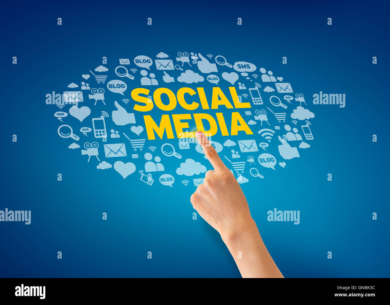 Social media icons for websites hi-res stock photography and images - Alamy