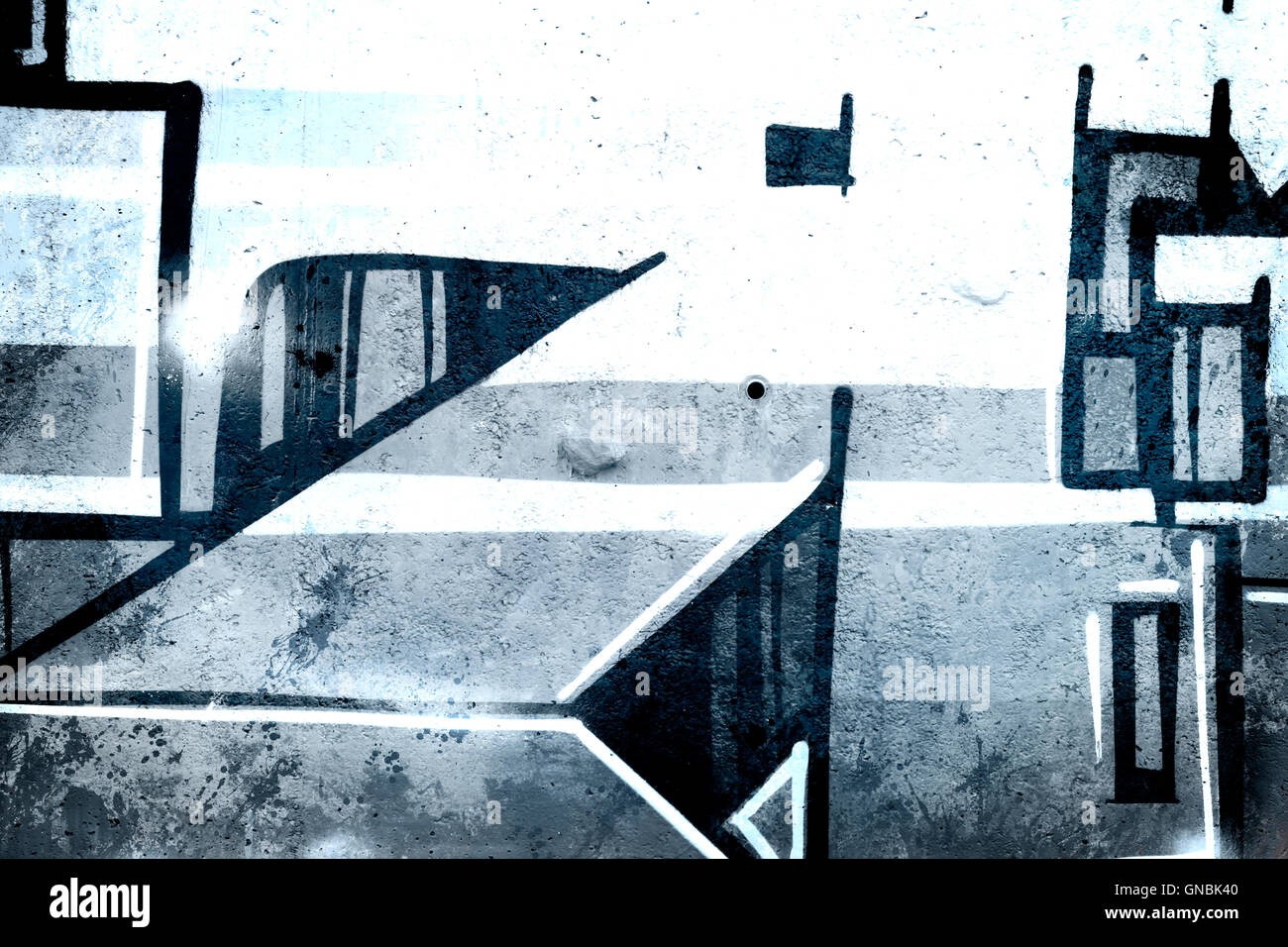 Graffiti over old dirty wall, urban hip hop background Gray text Stock ...