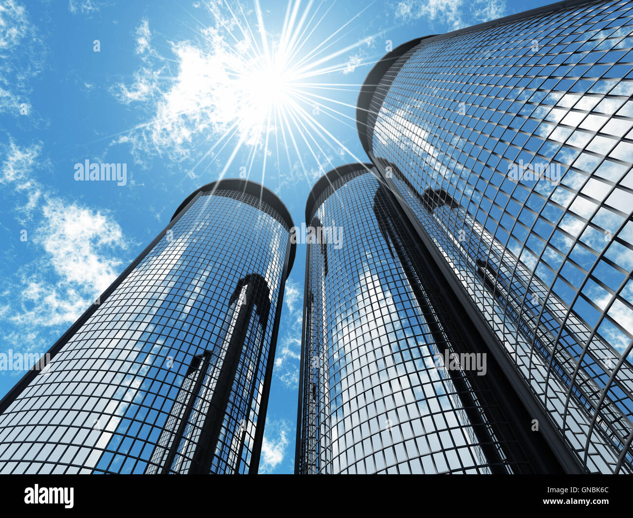 High modern skyscrapers Stock Photo - Alamy