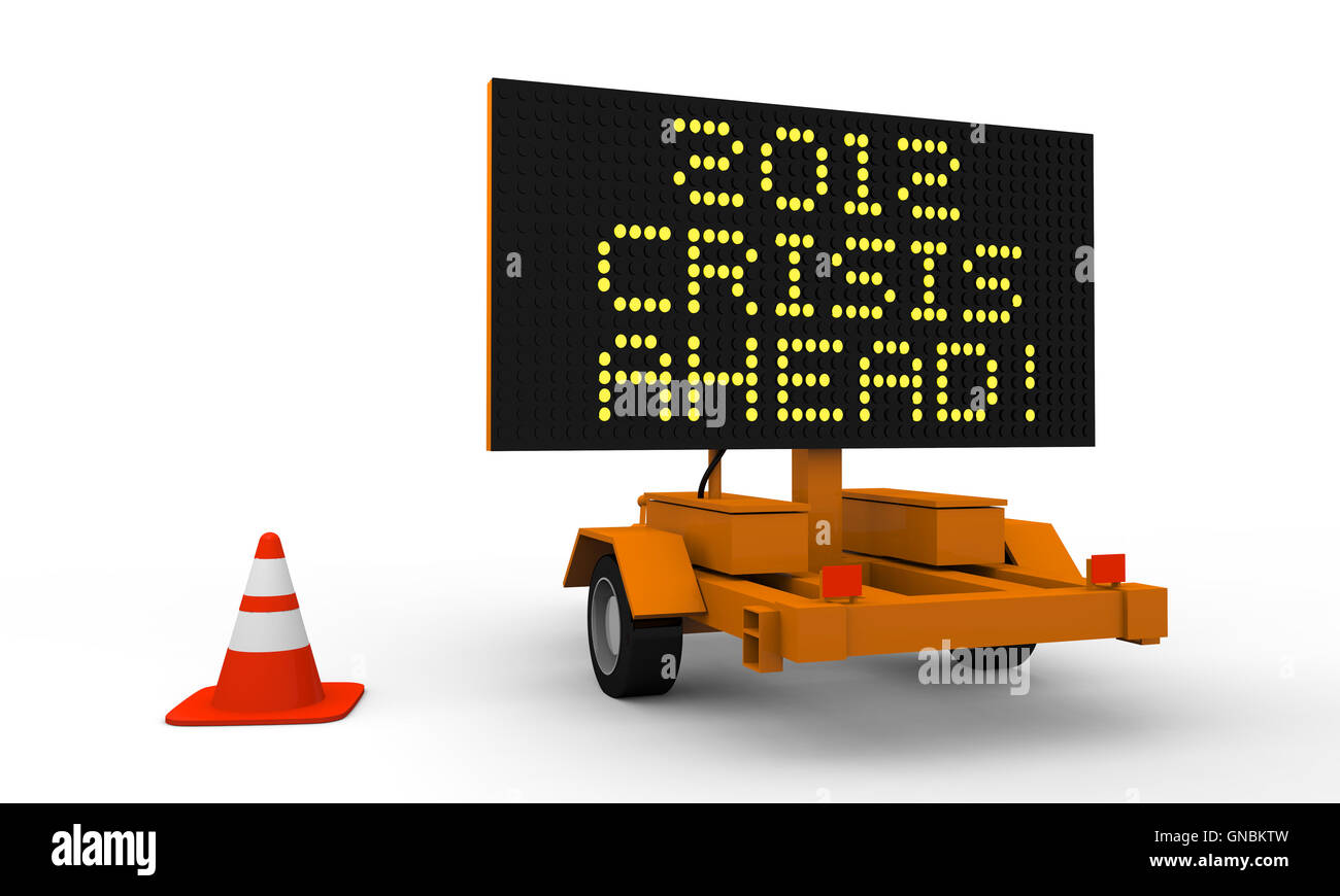 2012 crisis warning Stock Photo - Alamy