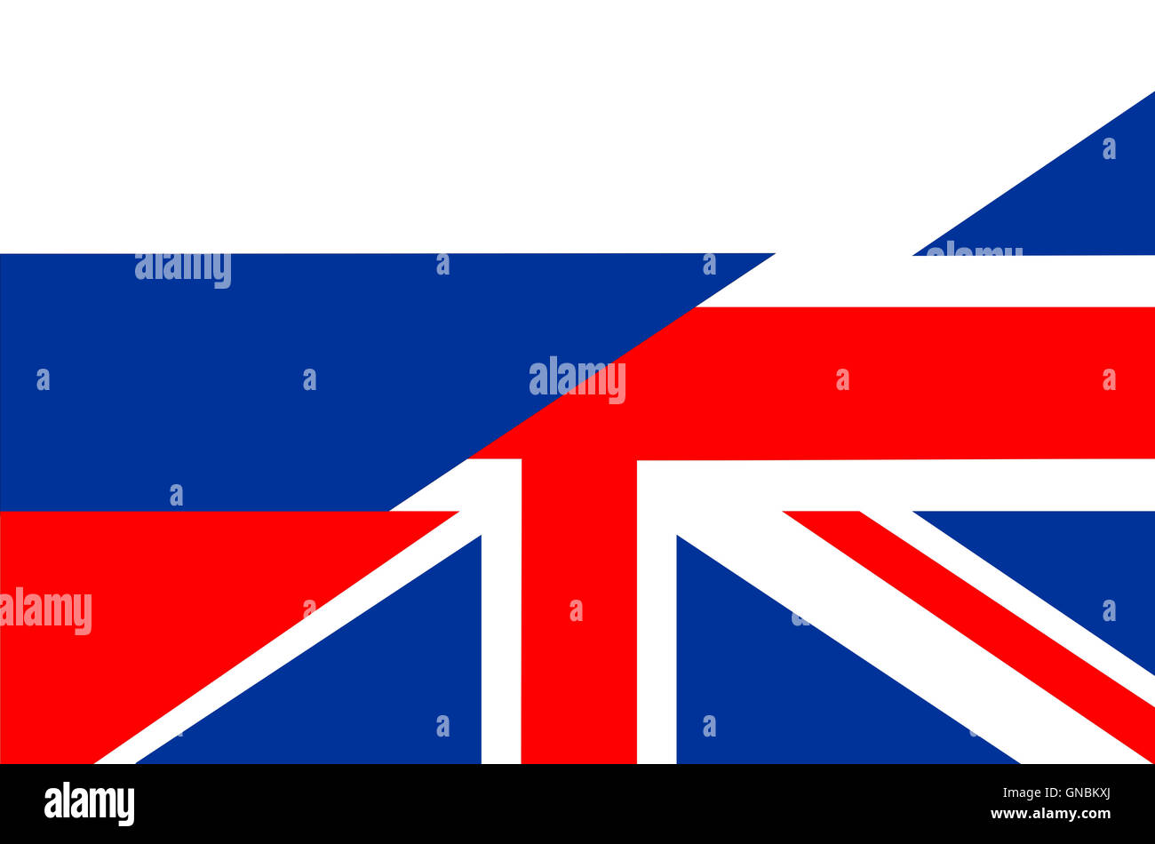 uk russia flag Stock Photo - Alamy
