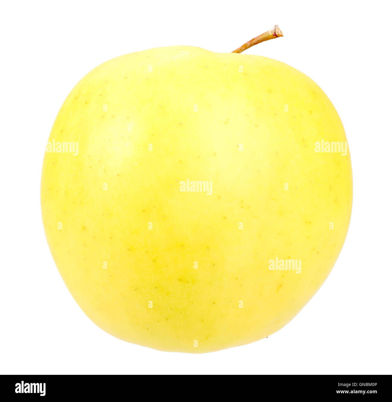 Big fresh yellow apple Stock Photo - Alamy