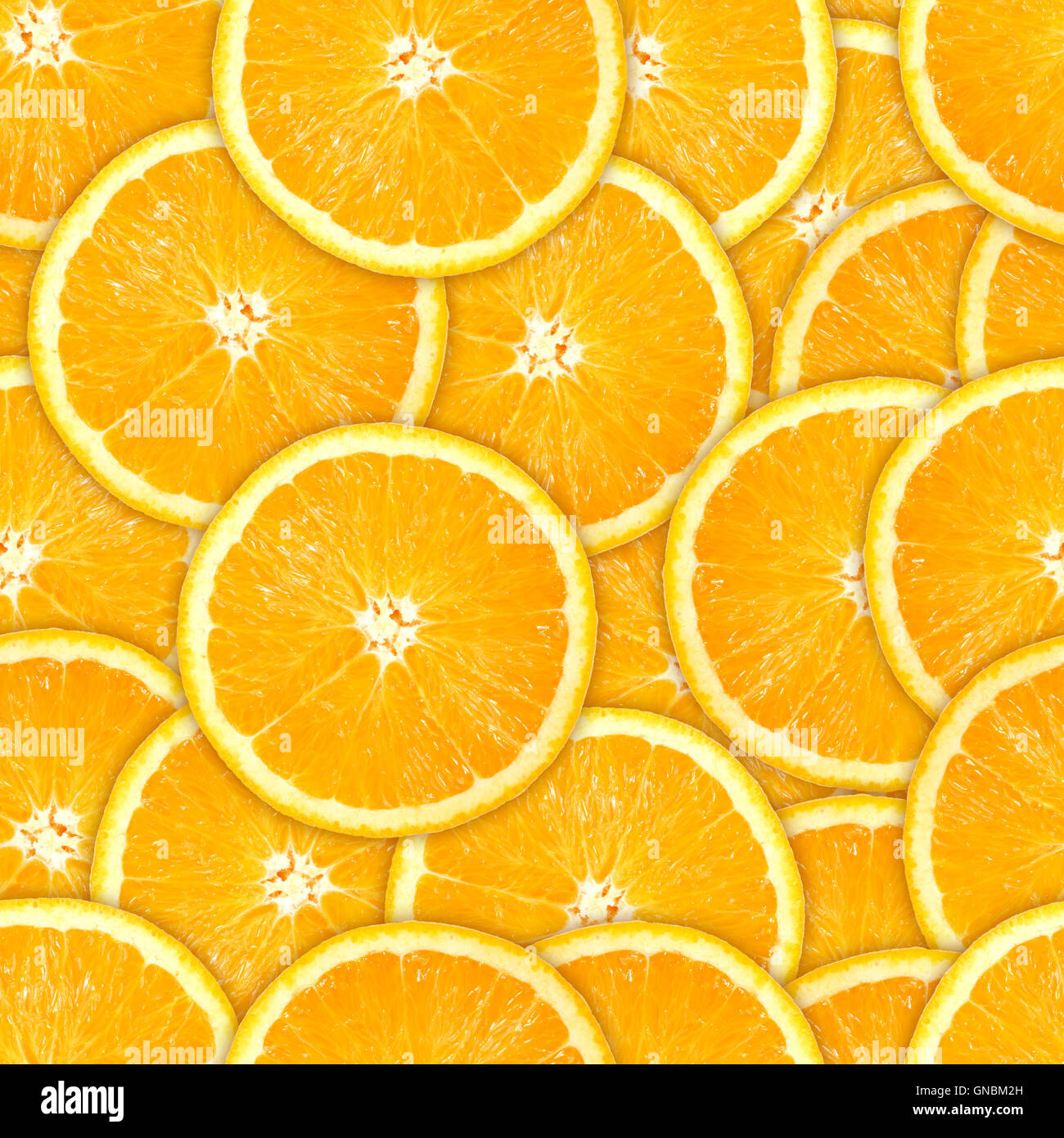 Seamless pattern of fresh orange slice Stock Photo - Alamy